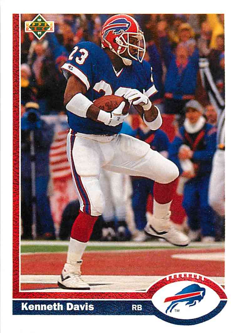 1991 Upper Deck Kenneth Davis #192 on Kronozio