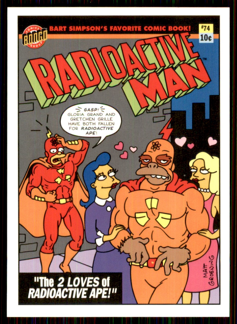 1993 SkyBox Bongo Comics Simpsons Radioactive Man #R6 on Kronozio