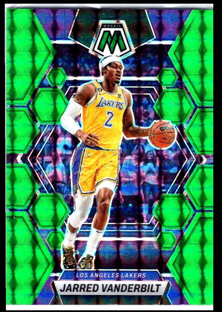 2022-23 Panini Mosaic Green Jarred Vanderbilt #21 on Kronozio