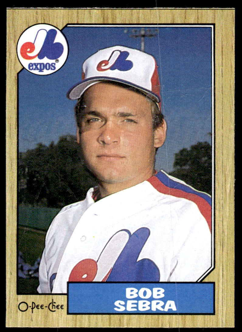 1987 O-Pee-Chee Bob Sebra #314 on Kronozio