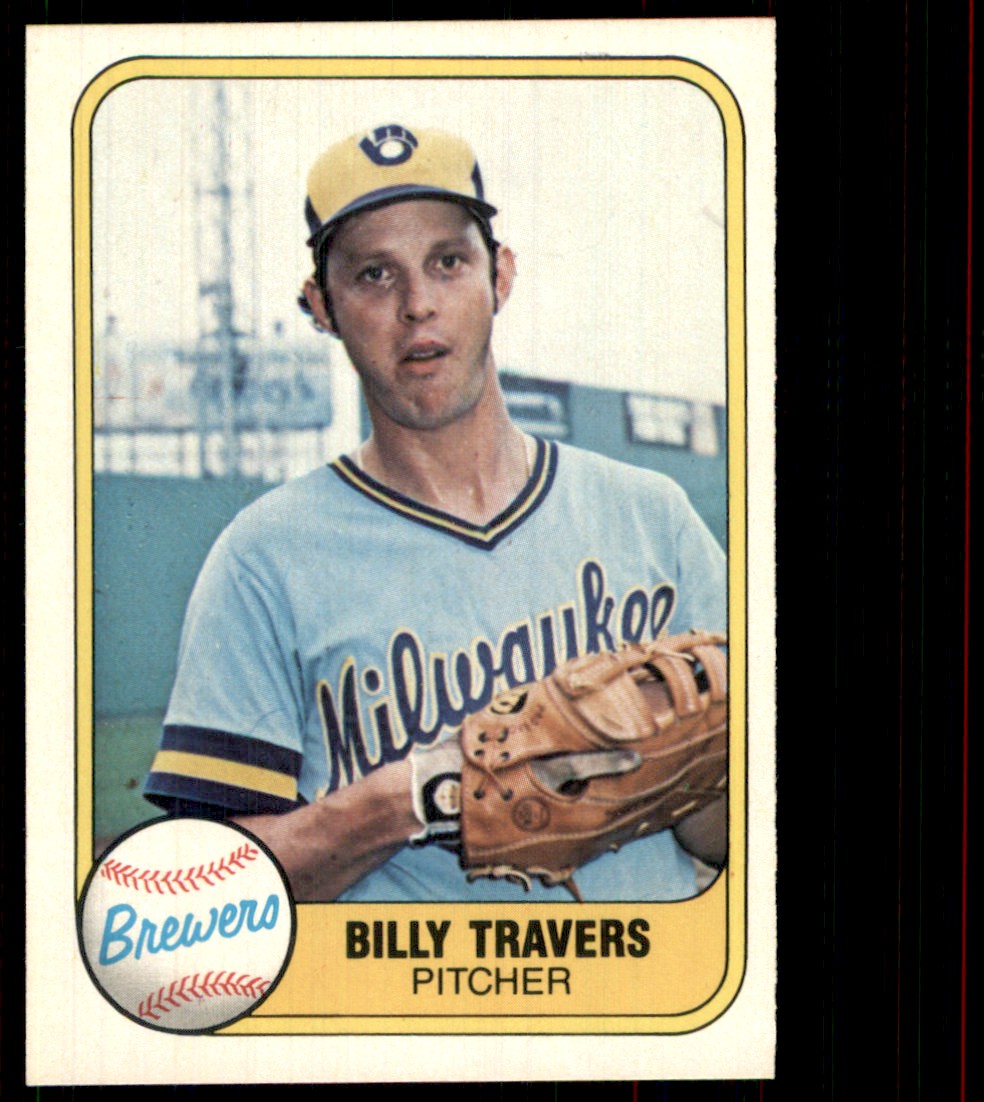 1981 Fleer Bill Travers #525 on Kronozio