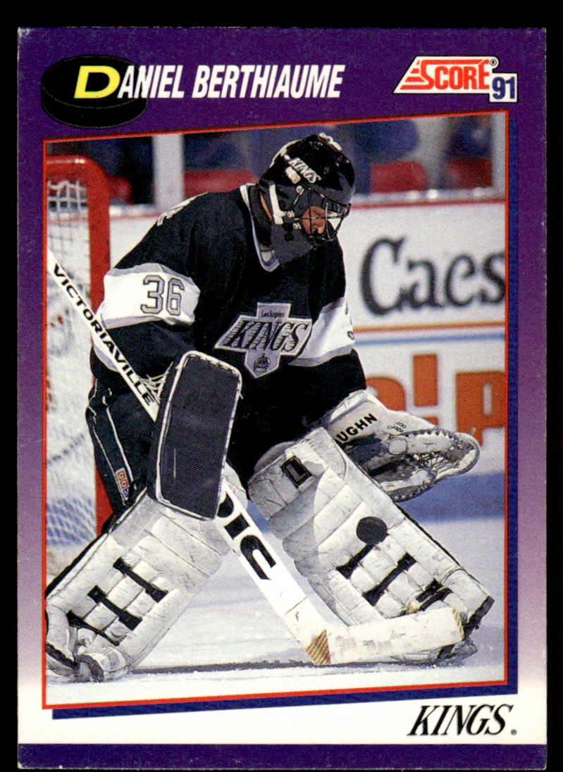 1991-92 Score American Daniel Berthiaume #132 on Kronozio