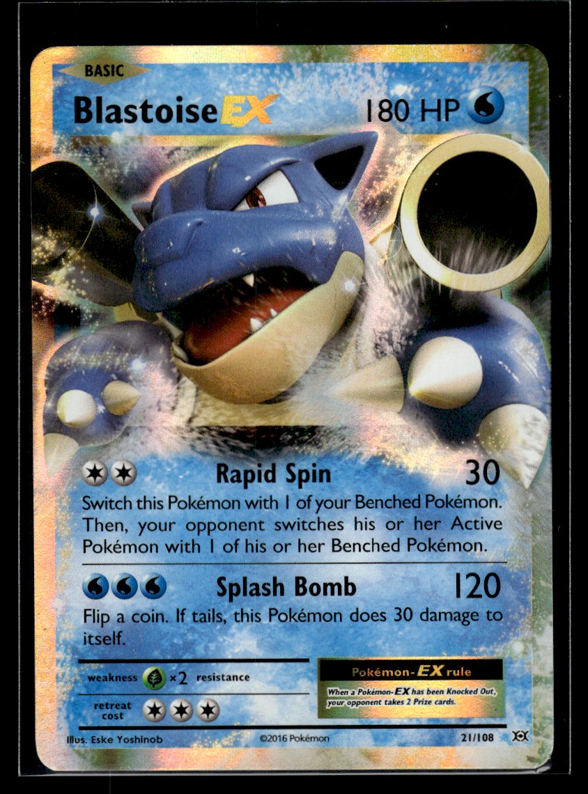2016 XY - Evolutions Blastoise-EX #21 on Kronozio