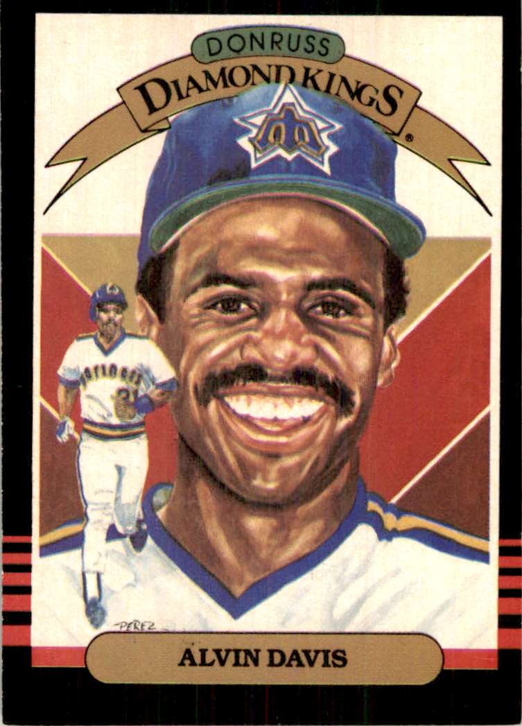 1985 Donruss Diamond Kings Alvin Davis #18 on Kronozio