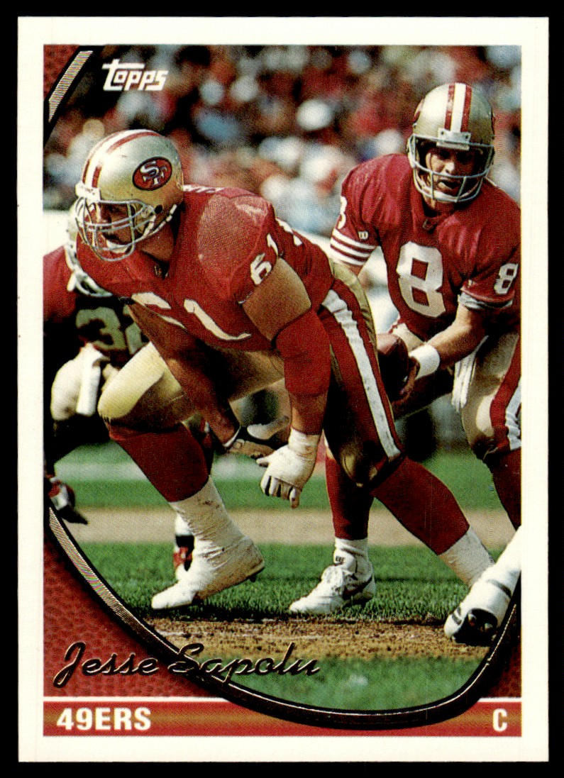 1994 Topps Jesse Sapolu #3 on Kronozio