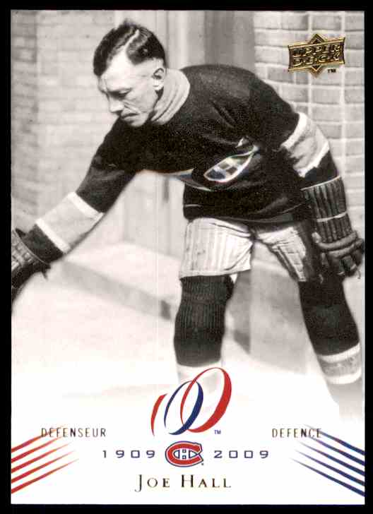 2009-10 Upper Deck Montreal Canadiens Centennial Set Joe Hall #151 on ...