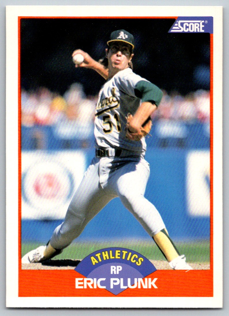1989 Score Eric Plunk #392 on Kronozio