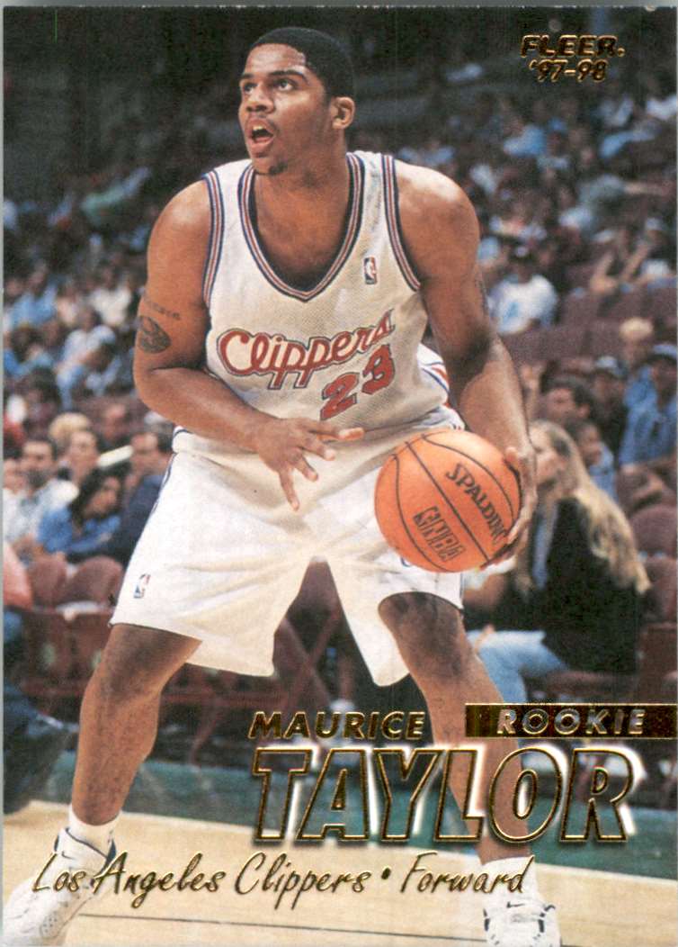 1997-98 Fleer Maurice Taylor RC #331 on Kronozio