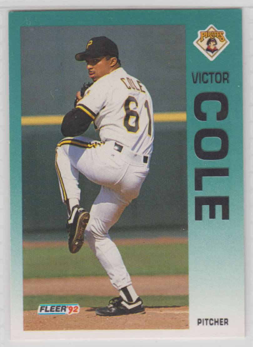 1992 Fleer Update Victor Cole #U-113 on Kronozio