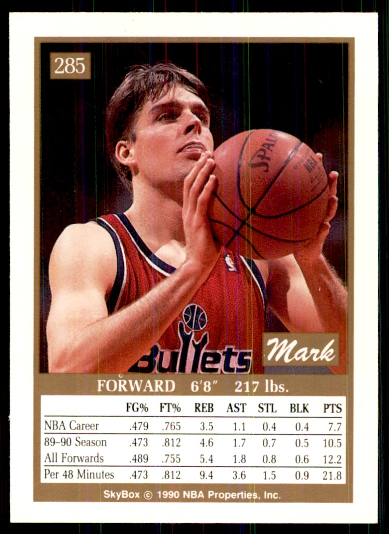 1990-91 SkyBox Mark Alarie #285 on Kronozio