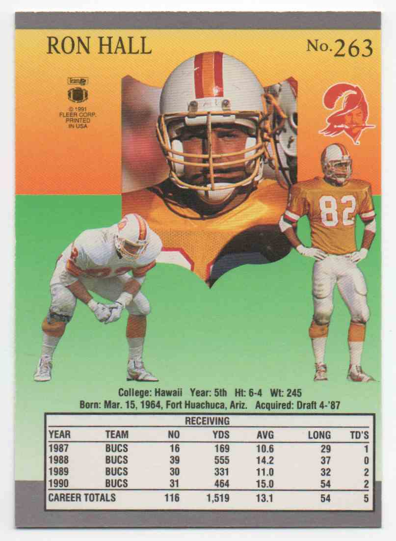 1991 Ultra Ron Hall #263 on Kronozio