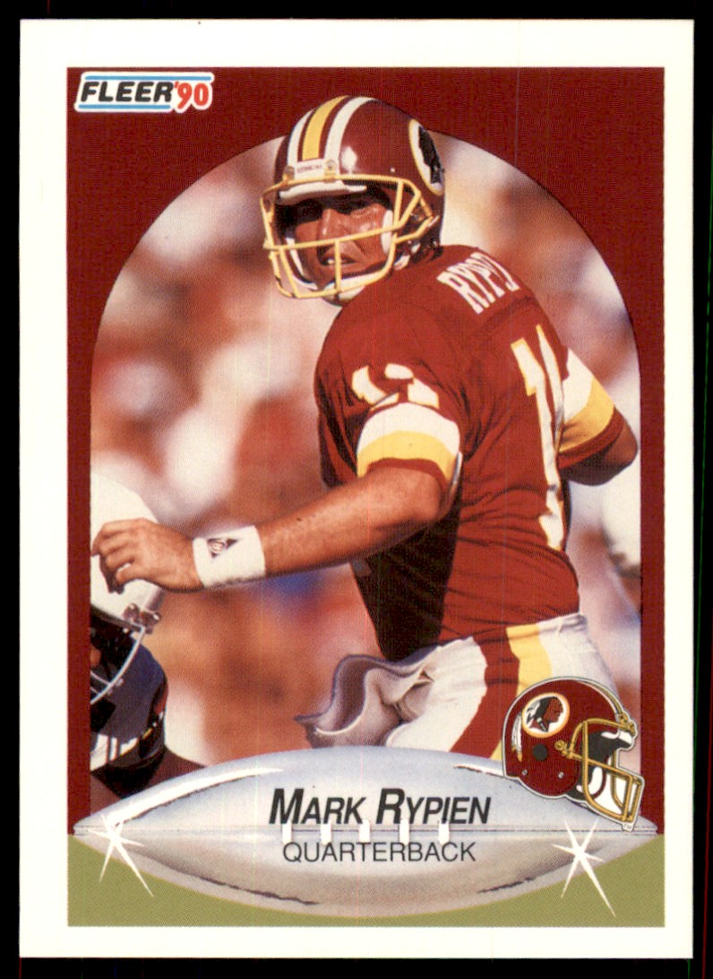 1990 Fleer Mark Rypien Washington Redskins #166 | eBay