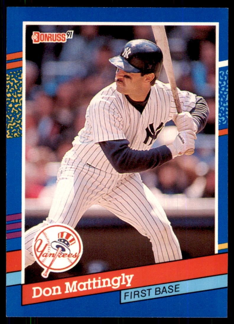 1991 Donruss Baseball Card Don Mattingly #107 on Kronozio