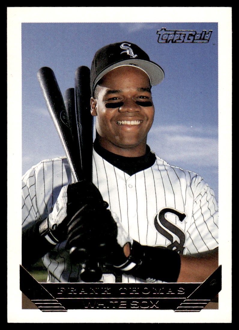 1993 Topps Gold Frank Thomas #150 on Kronozio