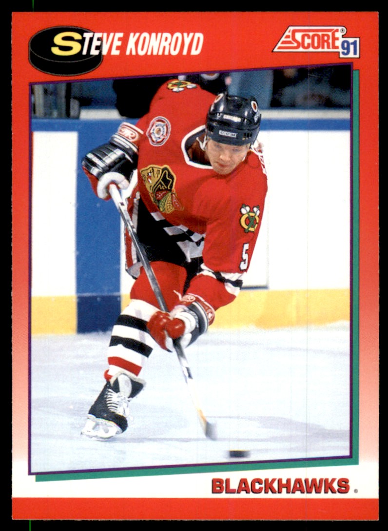 1991-92 Score Steve Konroyd #189 on Kronozio
