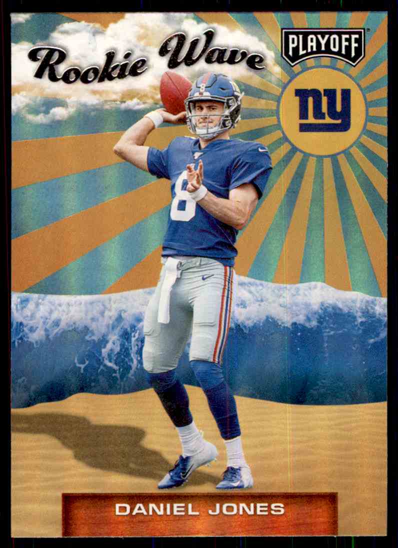 2019 Panini Playoff Rookie Wave Daniel Jones #2 on Kronozio