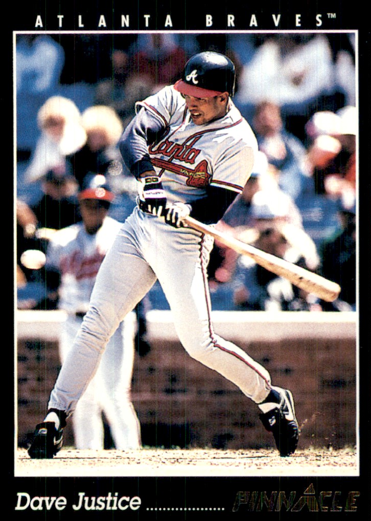 1993 Pinnacle David Justice #344 on Kronozio