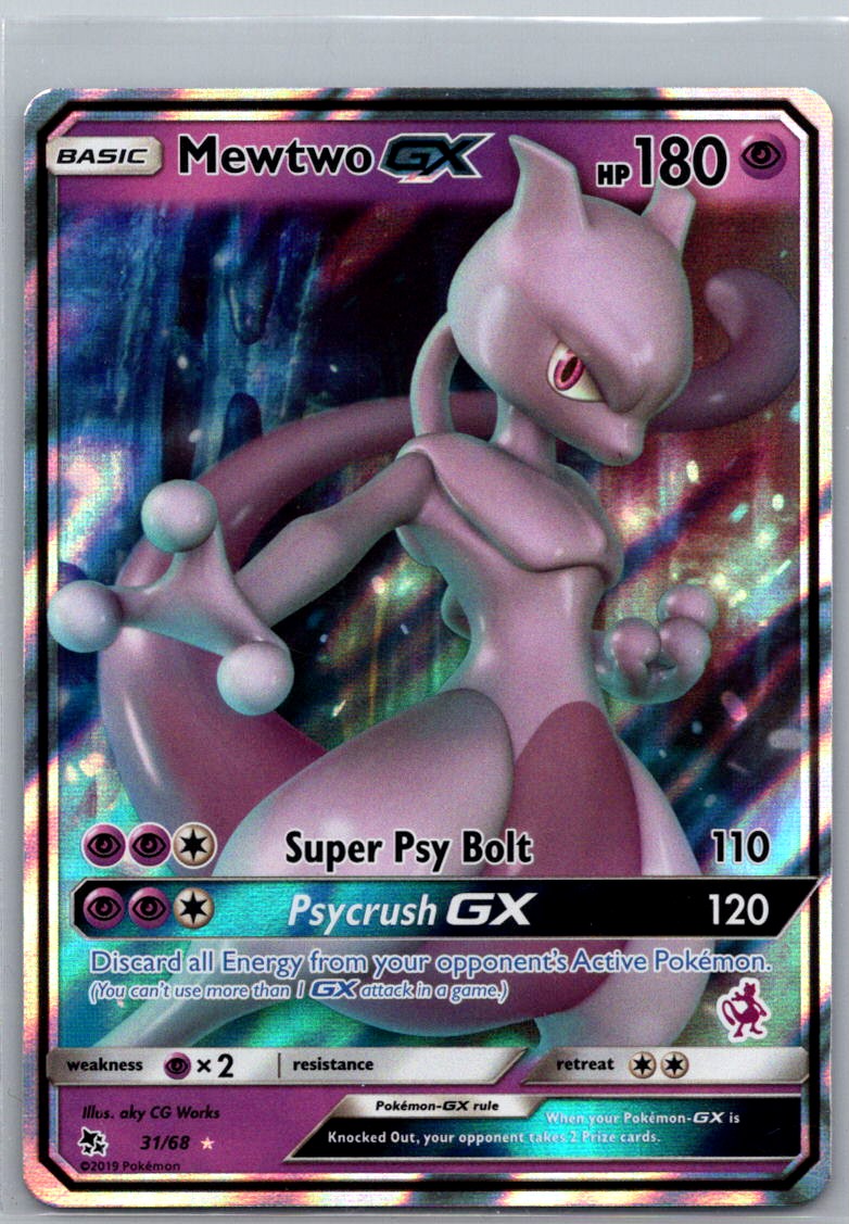 2019 Sun & Moon - Hidden Fates Battle Deck Mewtwo-GX #31 on Kronozio