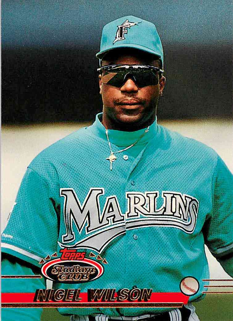 1993 Topps Stadium Club Nigel Wilson #720 on Kronozio
