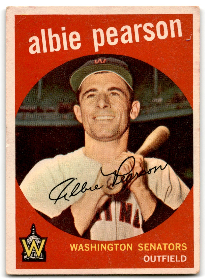 1959 Topps Albie Pearson #4 on Kronozio