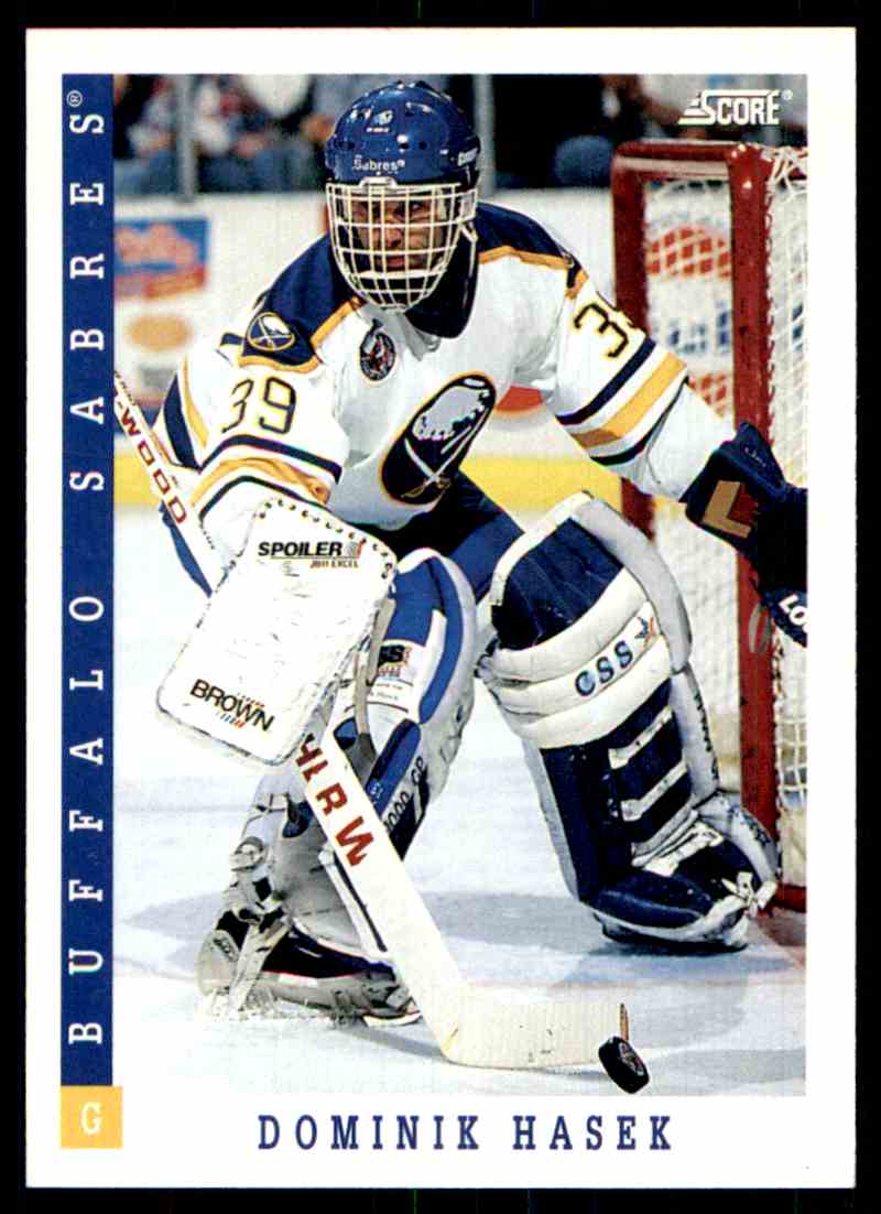 1993-94 Score Bilingue Dominik Hasek #281 on Kronozio