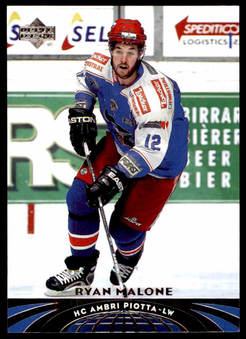 2004-05 Upper Deck All World Ryan Malone #23 on Kronozio