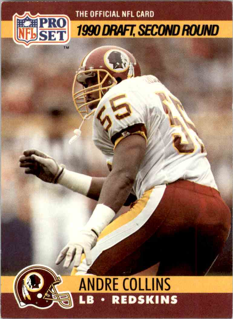 1990 NFL Pro Set Andre Collins #715 on Kronozio