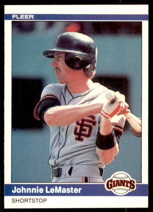 1984 Fleer Set Break Johnnie LeMaster #378 on Kronozio