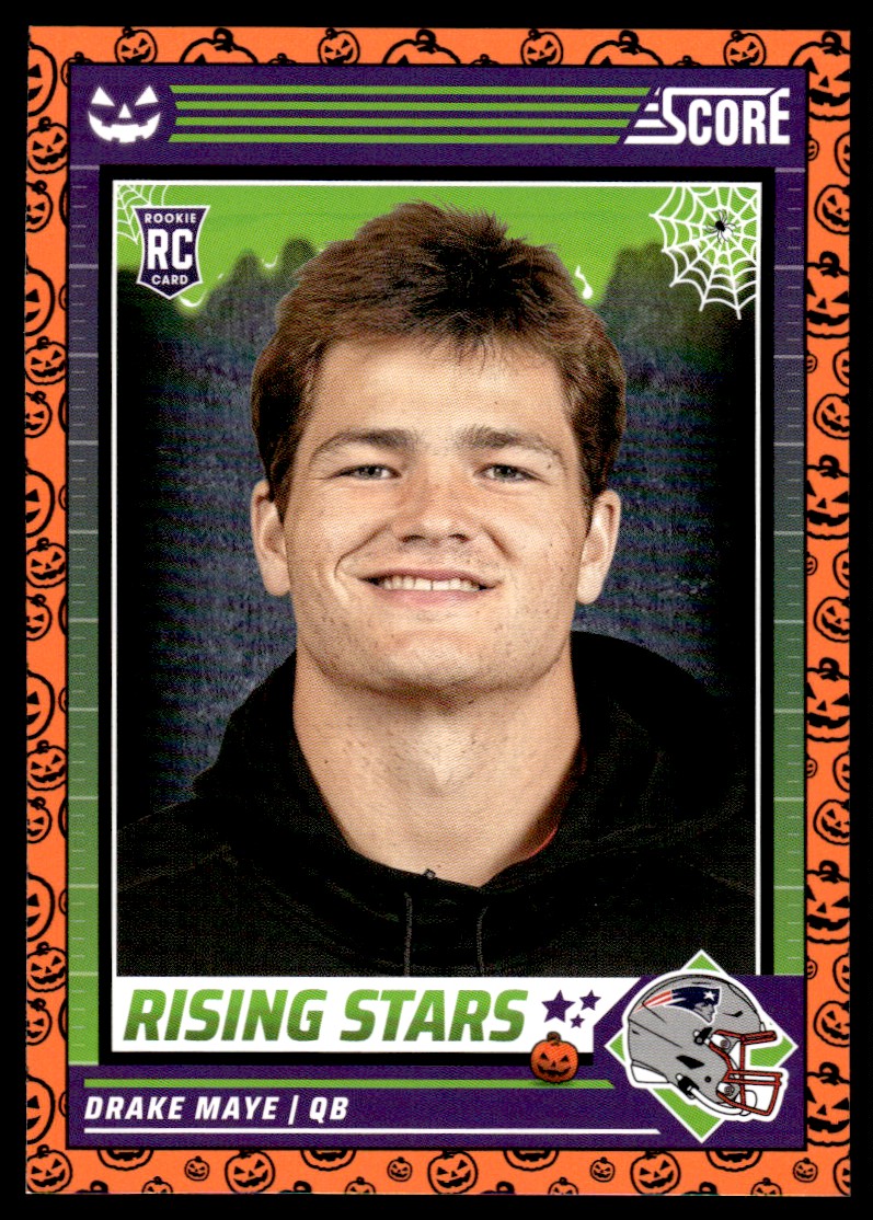2024 Score-A-Treat Rising Stars Halloween R32 Drake Maye Rookie Card ...