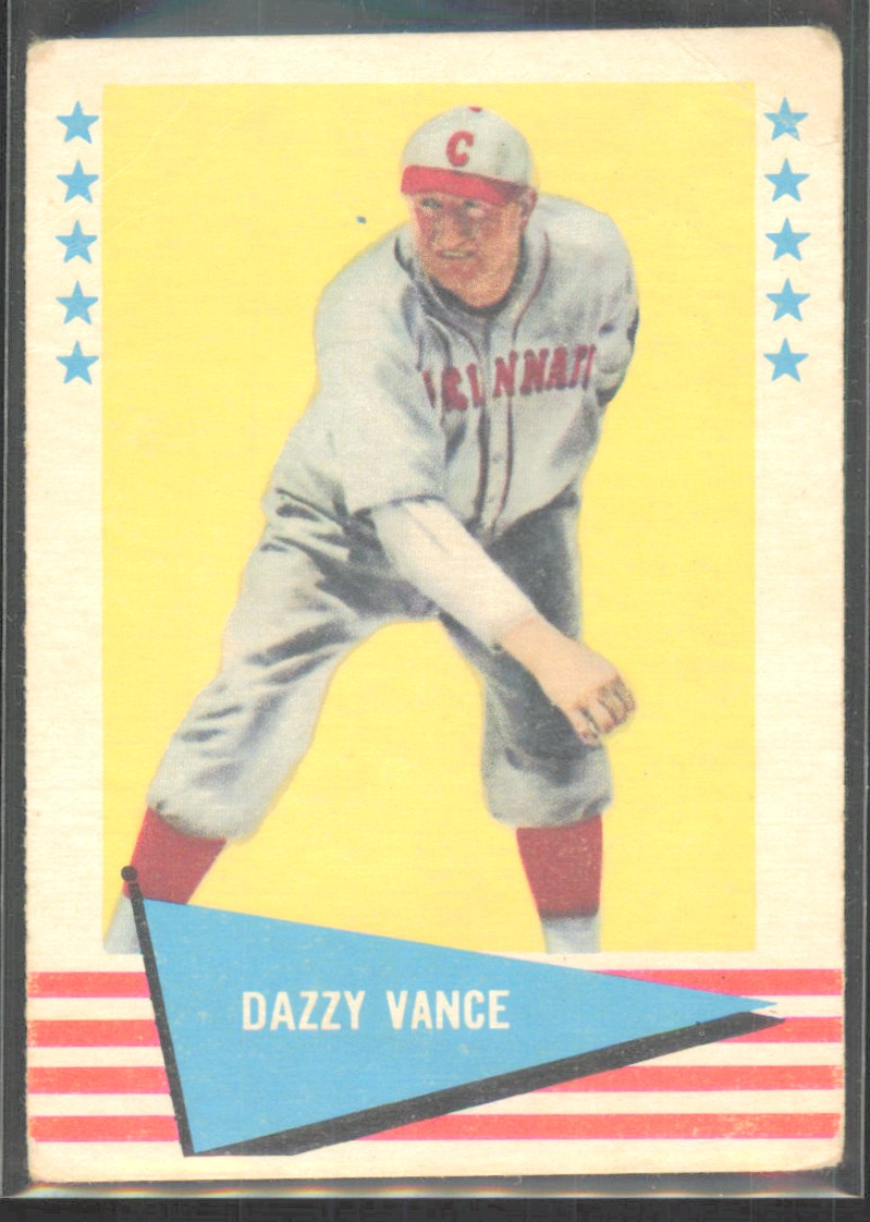 1961 Fleer Baseball Greats POOR (Crease) Dazzy Vance #81 | eBay