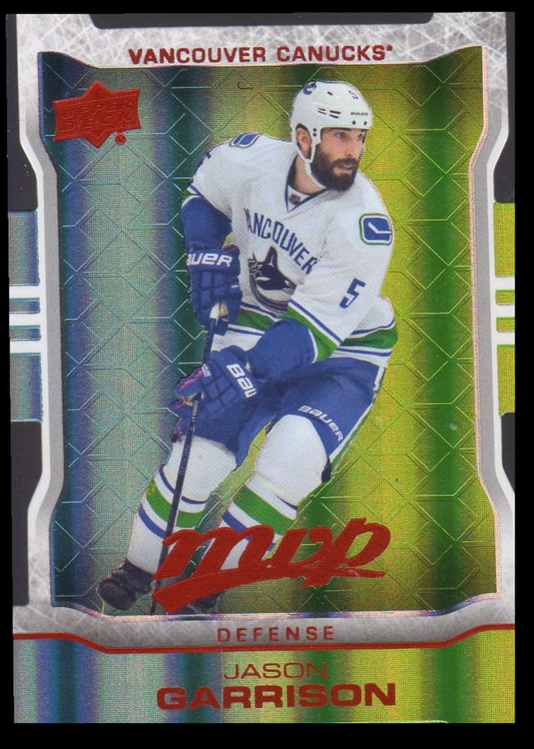 2014-15 Upper Deck MVP Colors and Contours Jason Garrison #188 on Kronozio