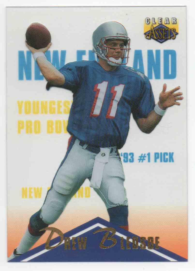1996 Classic Clear Assets Drew Bledsoe #39 on Kronozio