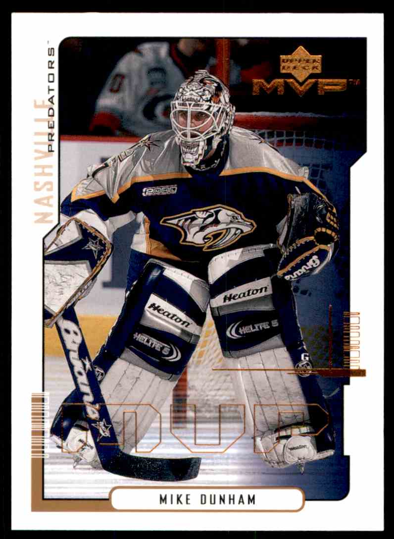 2000-01 Upper Deck MVP Mike Dunham #101 on Kronozio