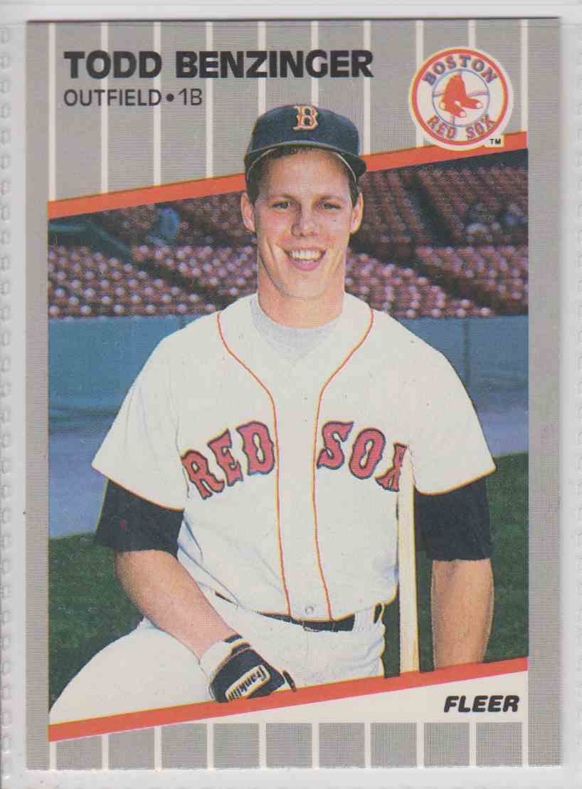 1989 Fleer Todd Benzinger #79 on Kronozio
