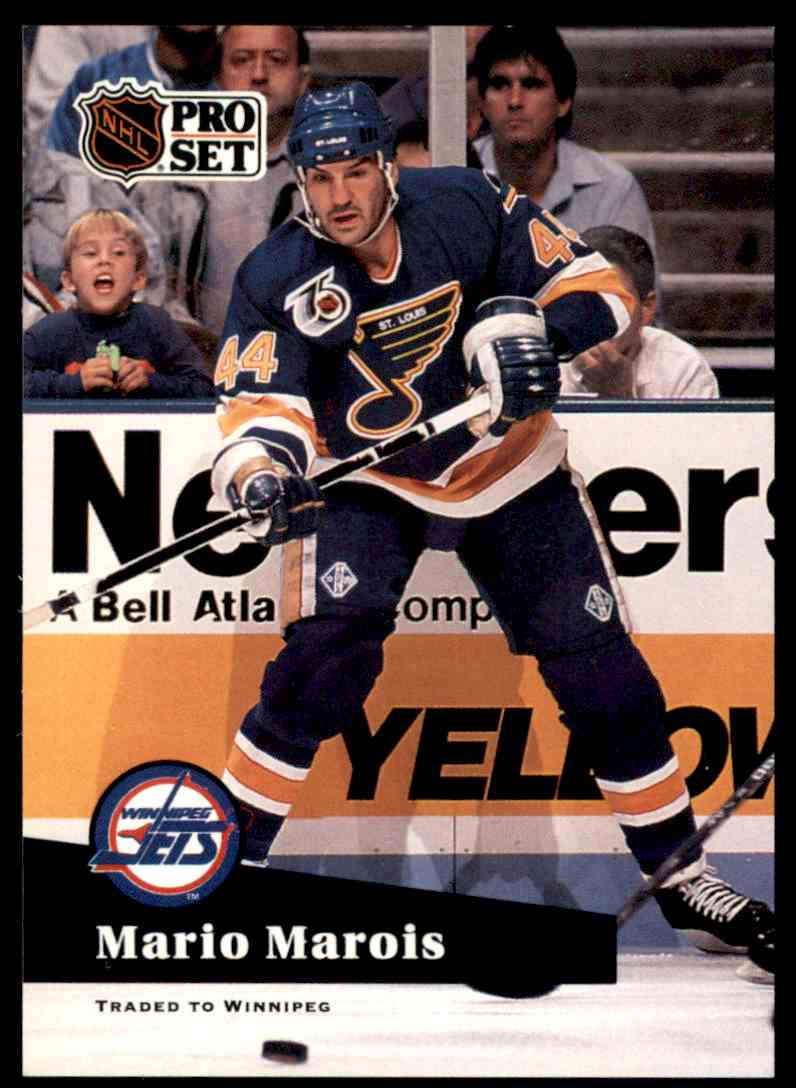 1991-92 Pro Set Mario Marois #477 on Kronozio