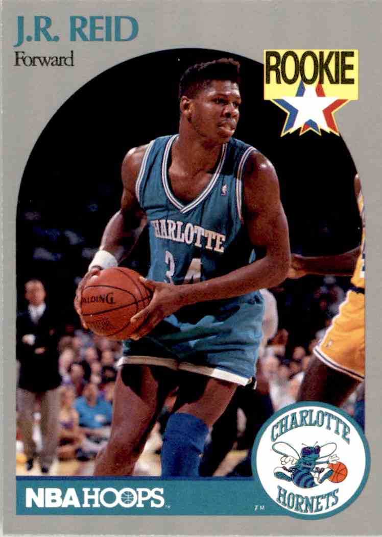 1990-91 NBA Hoops J.R. Reid #57 on Kronozio