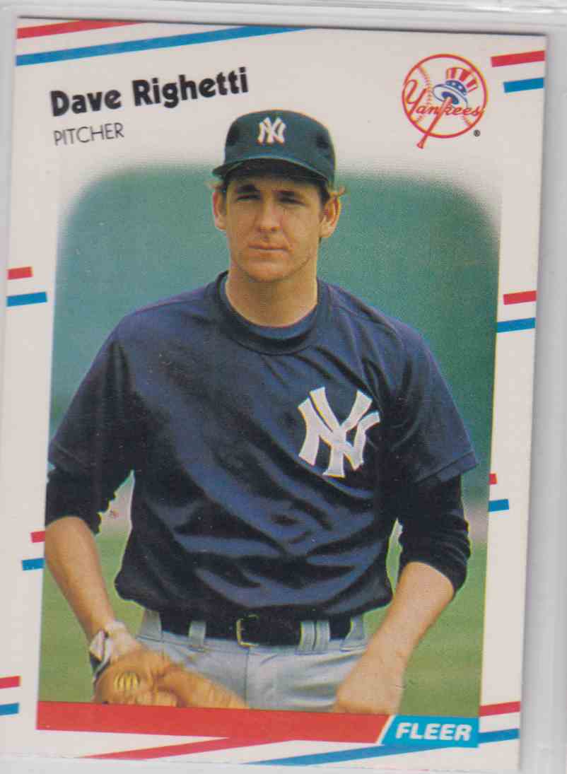 1988 Fleer Dave Righetti #220 on Kronozio