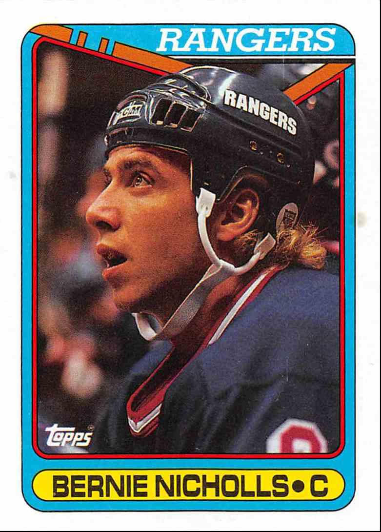 1990-91 Topps Bernie Nicholls #13 on Kronozio