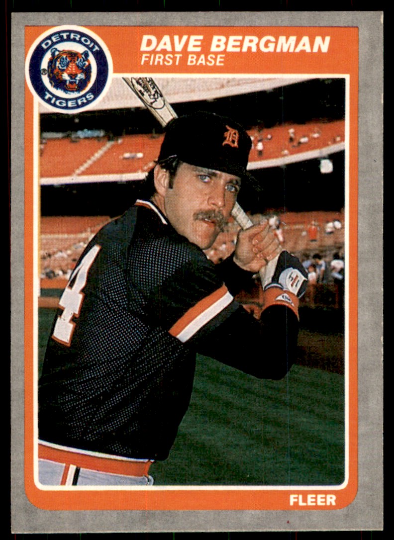 1985 Fleer Dave Bergman #3 on Kronozio