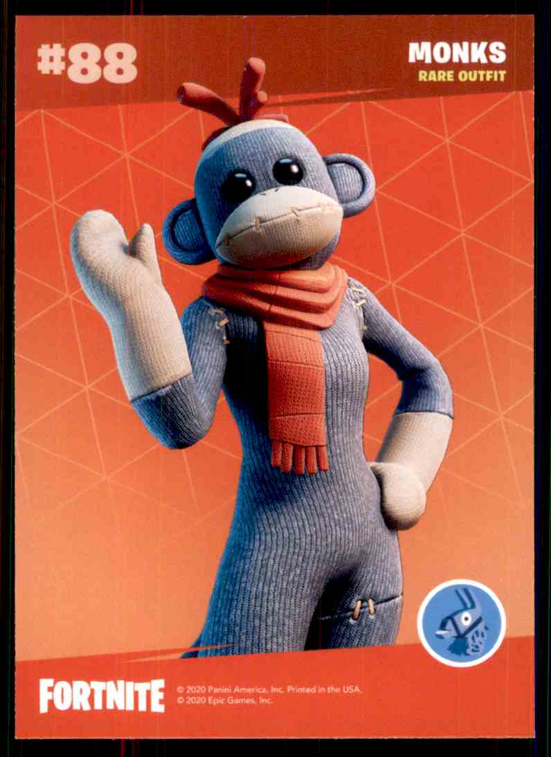 2020 Panini Fortnite Monks #88 on Kronozio