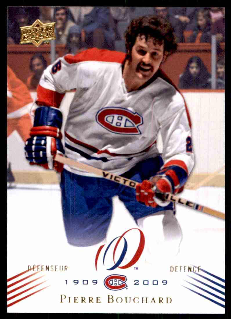 2008-09 Upper Deck Montreal Canadiens Centennial Pierre Bouchard #73 on ...