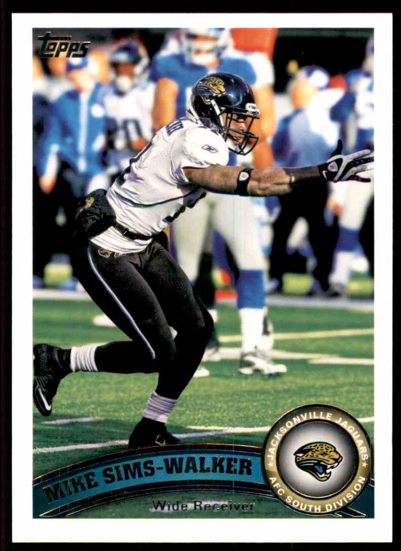 2011 Topps Mike Sims-Walker #332 on Kronozio