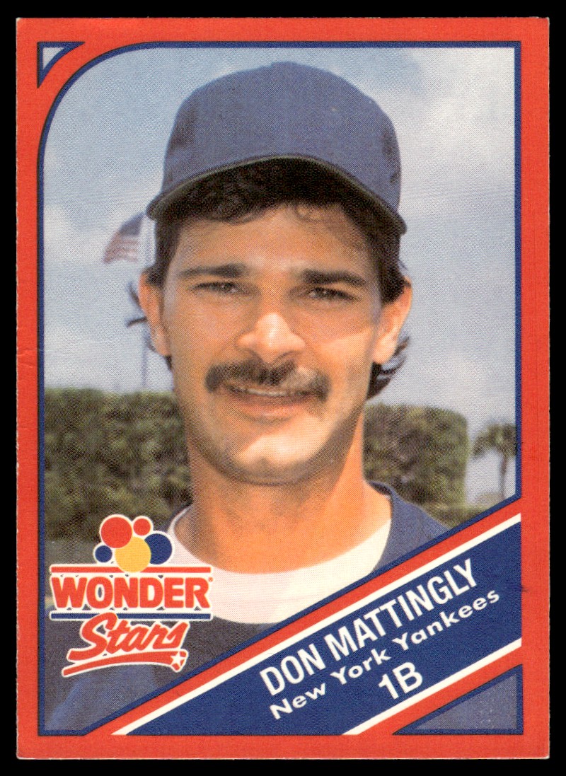 1990 Wonder Bread Stars Don Mattingly #6 on Kronozio