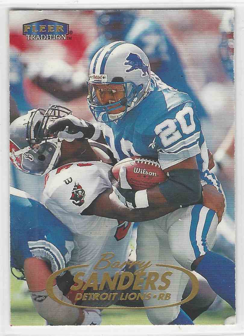 1998 Fleer Tradition Barry Sanders #2 on Kronozio