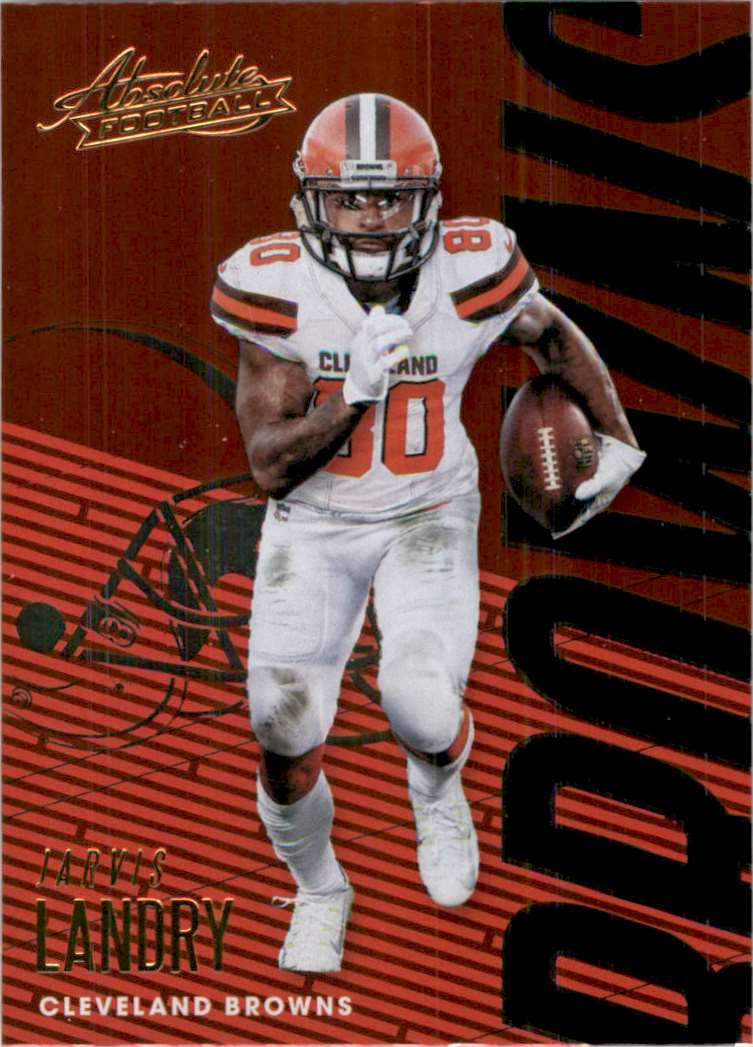 2018 Absolute Football Card Jarvis Landry #24 on Kronozio