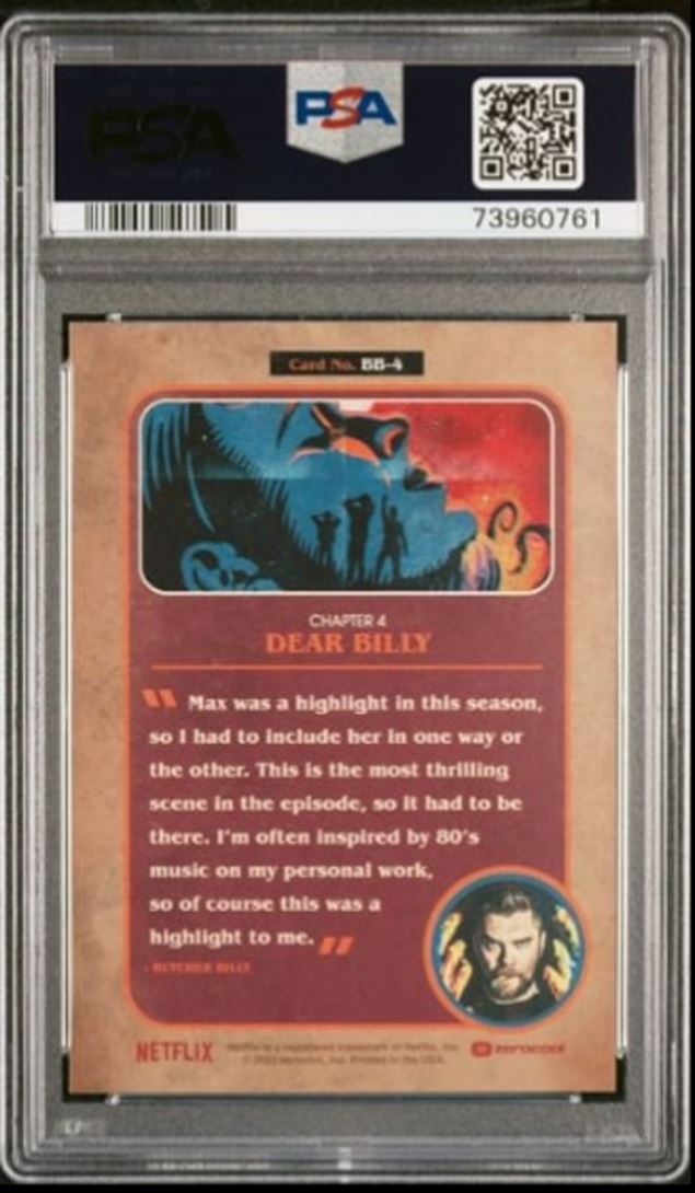 2023 Zero Cool x Stranger Things: Butcher Billy Dear Billy on Kronozio