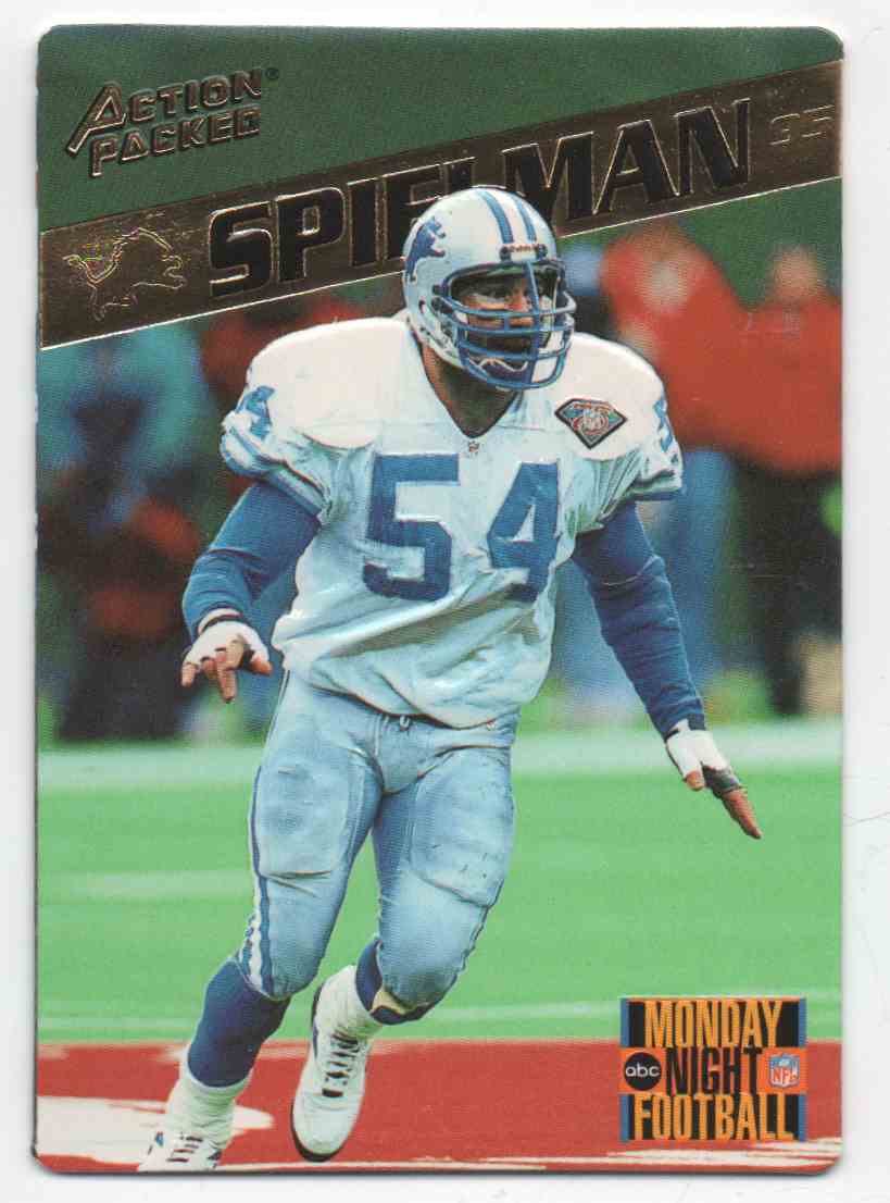 1995 Action Packed Monday Night Football Chris Spielman #19 on Kronozio
