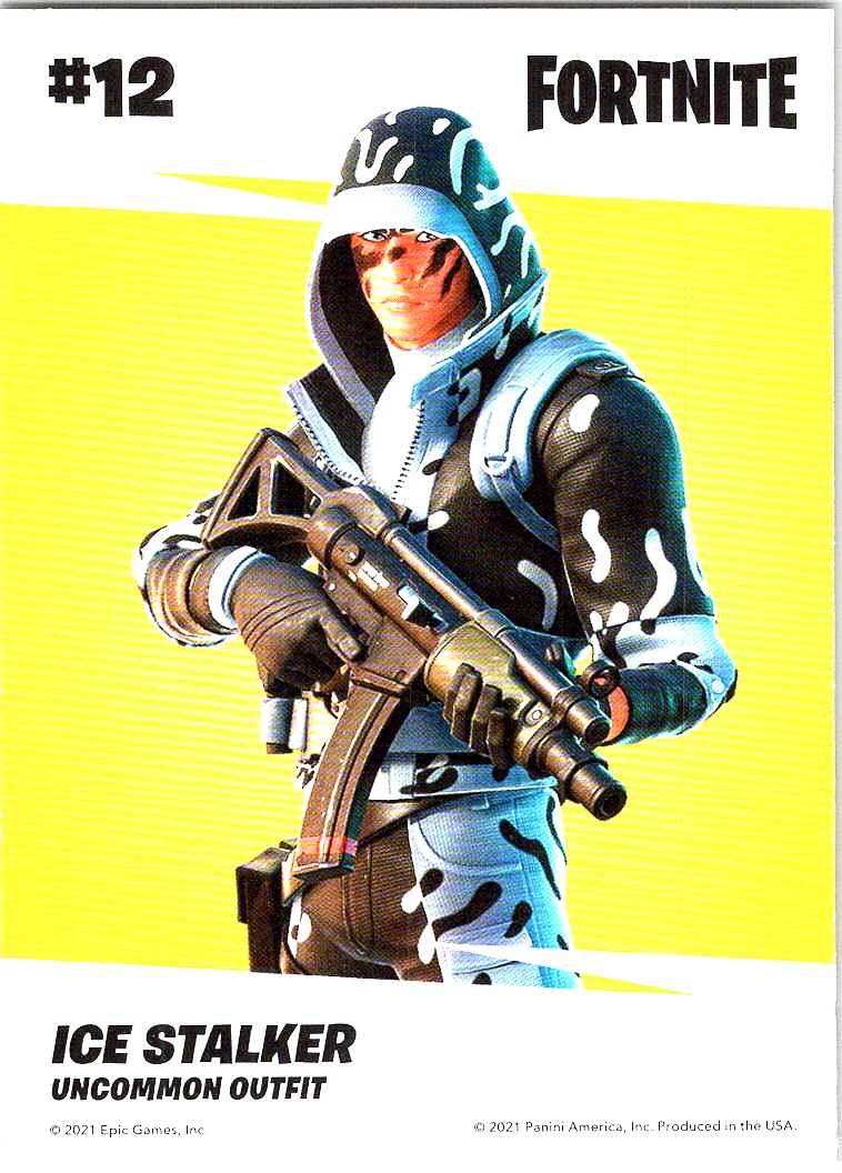 2021 Fortnite Series 3 Uncommon Outfit Ice Stalker #12 on Kronozio
