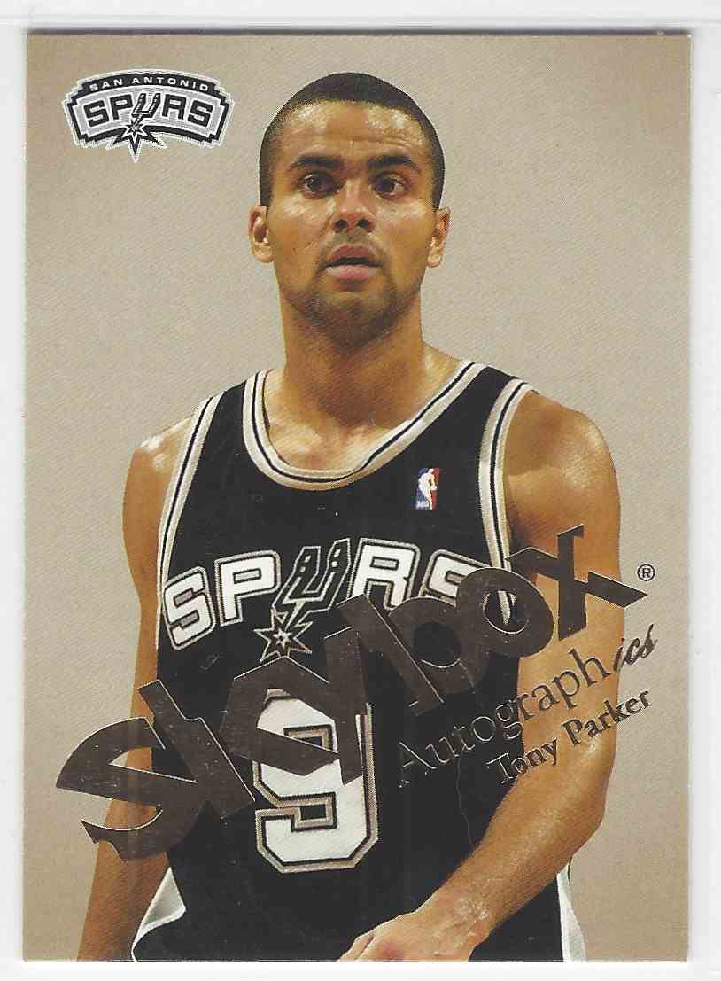 2003-04 Skybox Autographics Tony Parker #3 on Kronozio