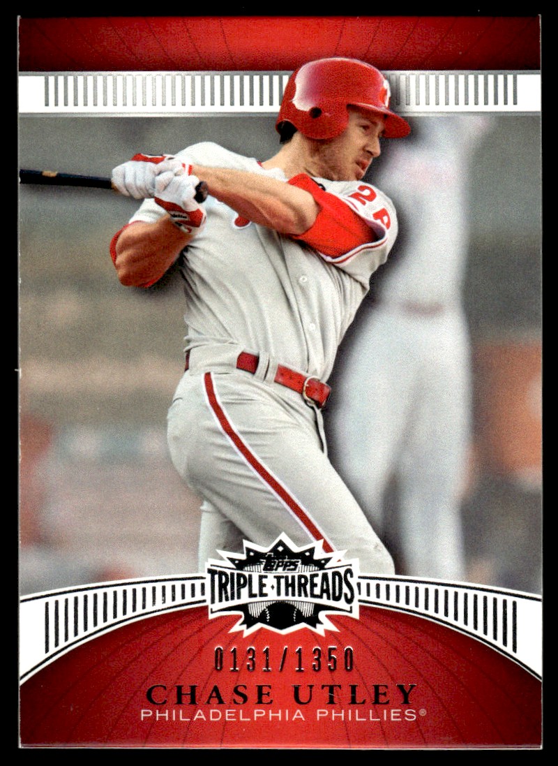 2010 Topps Triple Threads Chase Utley #95 on Kronozio